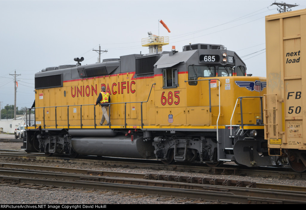 UP Engine 685, Des Moines IA